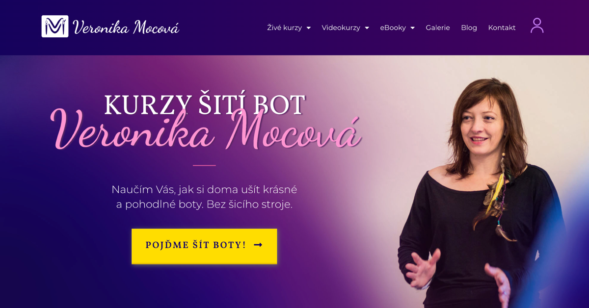 Kurzy šití bot | Veronika Mocová